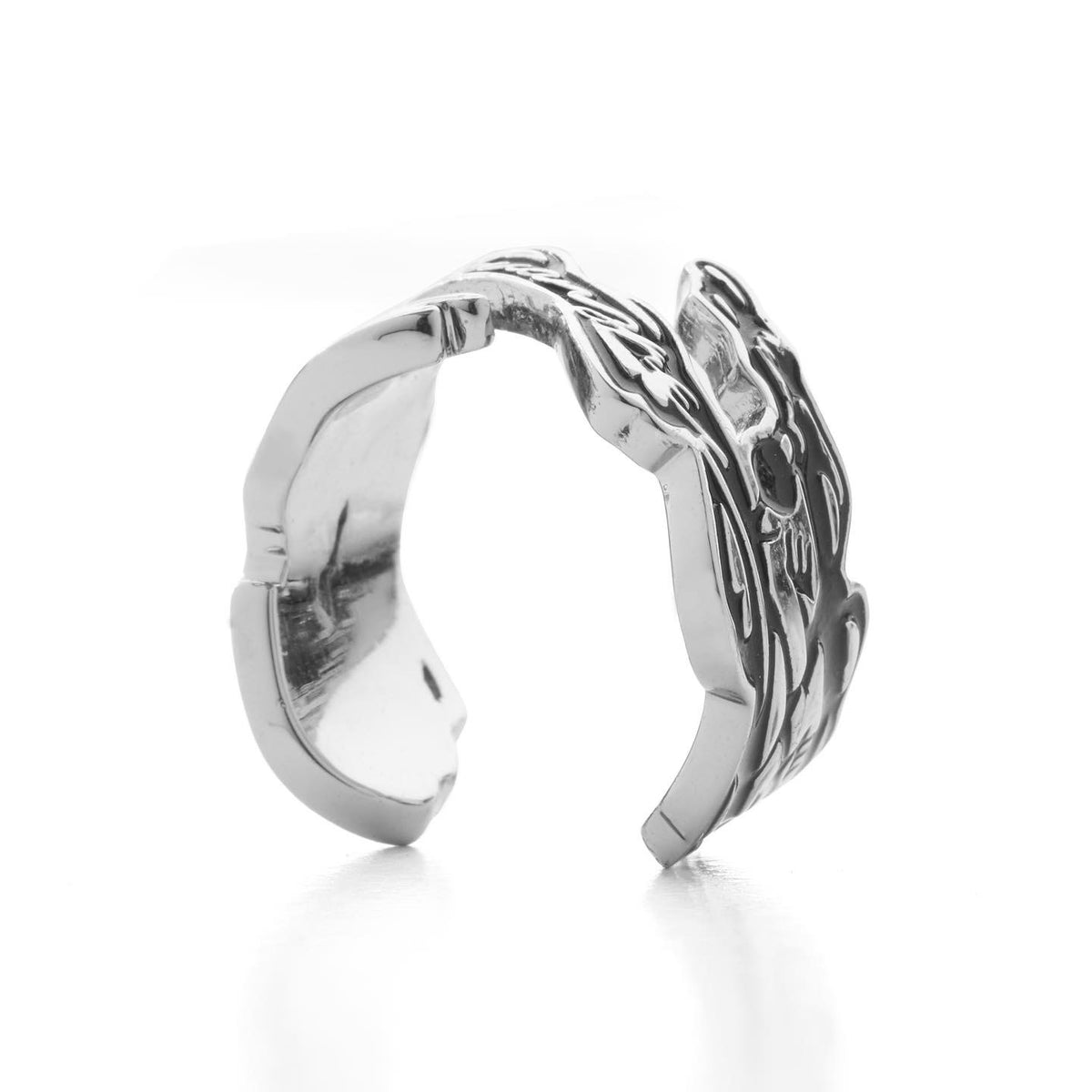 Fe3c x Li Kuanzhen Dragon Hole Ring (Black/Silver)